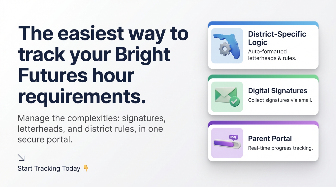 BrightLog - Track Your Hours for Florida Bright Futures